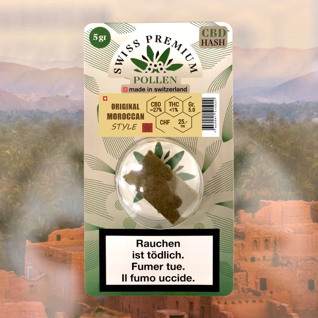 Original Moroccan Style | Hash CBD Authentique 27% CBD | Swiss Premium ...